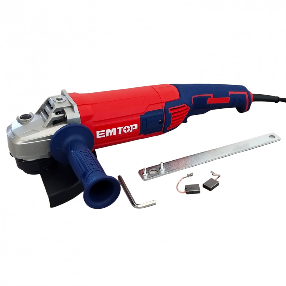 PULIDORA/ESMERILADORA 7 PULG, 2,000 WATTS, EJE 5/8 MARCA EMTOP