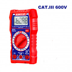 MULTIMETRO DIGITAL PANTALLA LCD, VOLTAJE AC 200V/600V, VOLTAJE DC 200MV ...