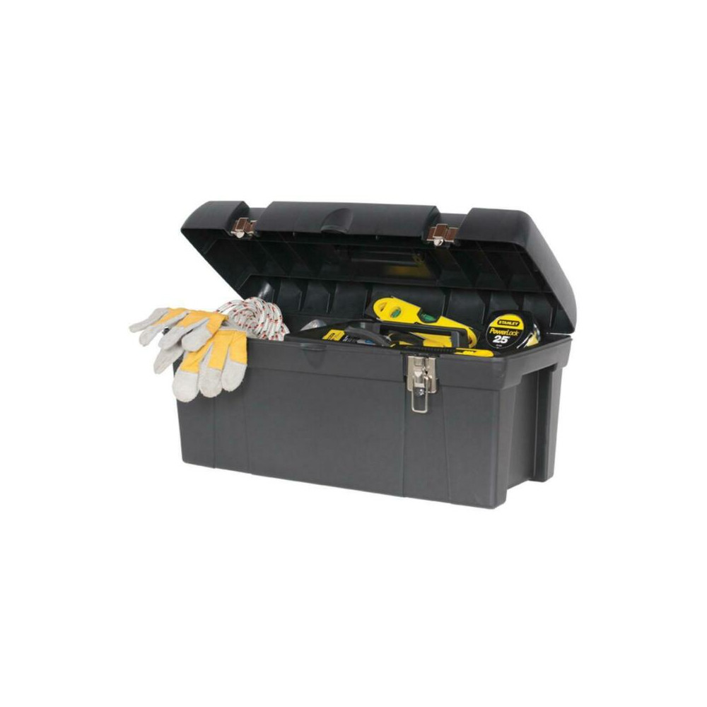 CAJA PLASTICA PARA HERRAMIENTAS, CON BANDEJA, LARGO 23-5/8 PULG, ANCHO ...